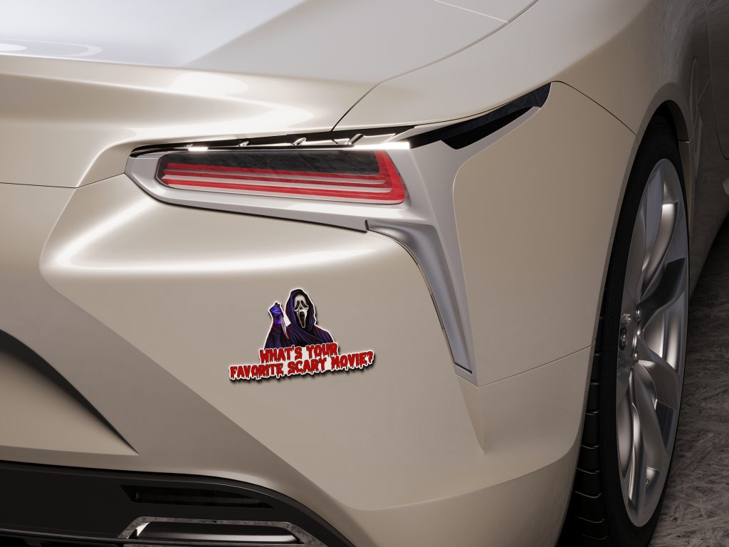 Ghostface Signature and Iconic Quote Edition Laser Engraved Car Emblem ...