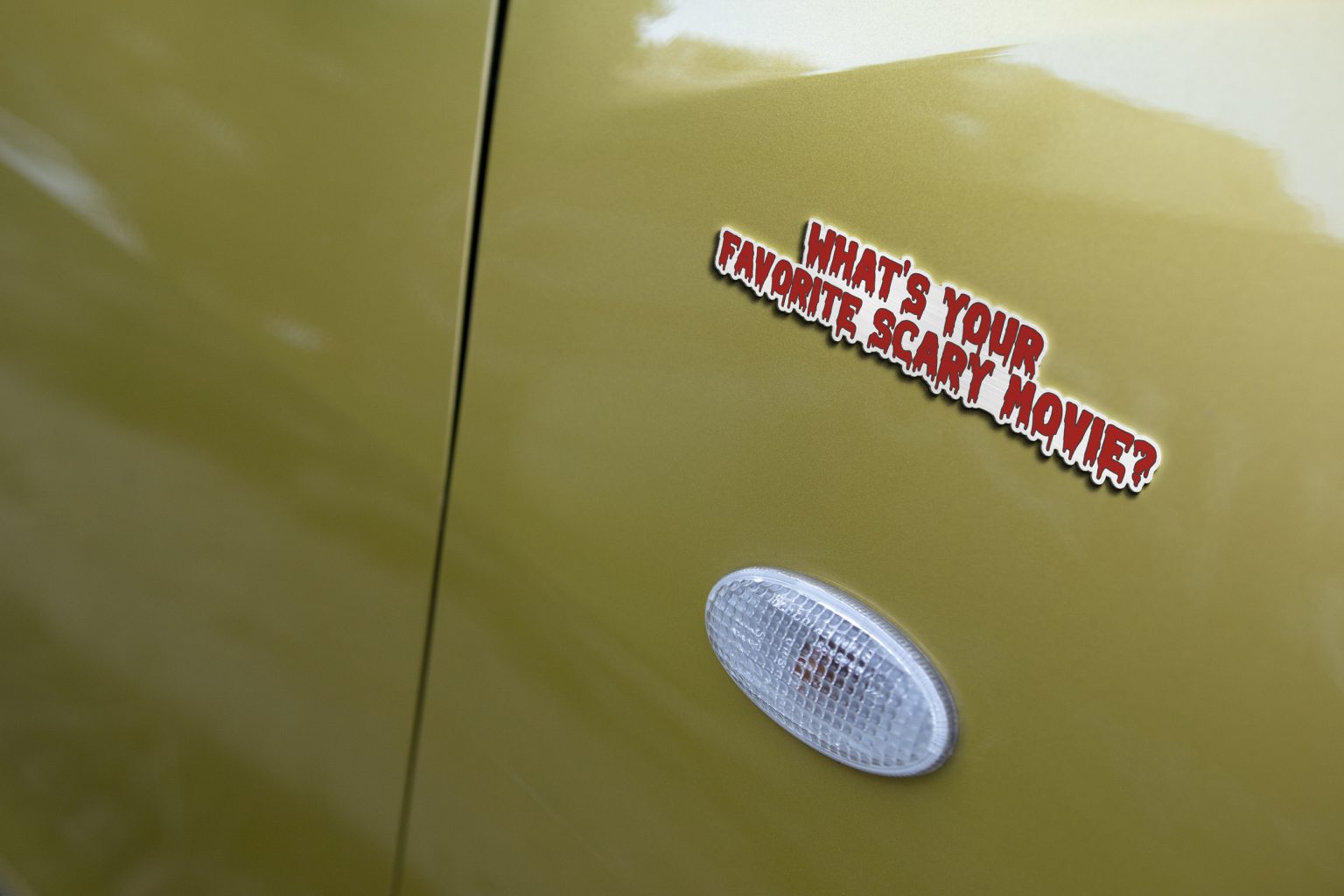 Ghostface Iconic Quote Edition Laser Engraved Car Emblem – BohoPride