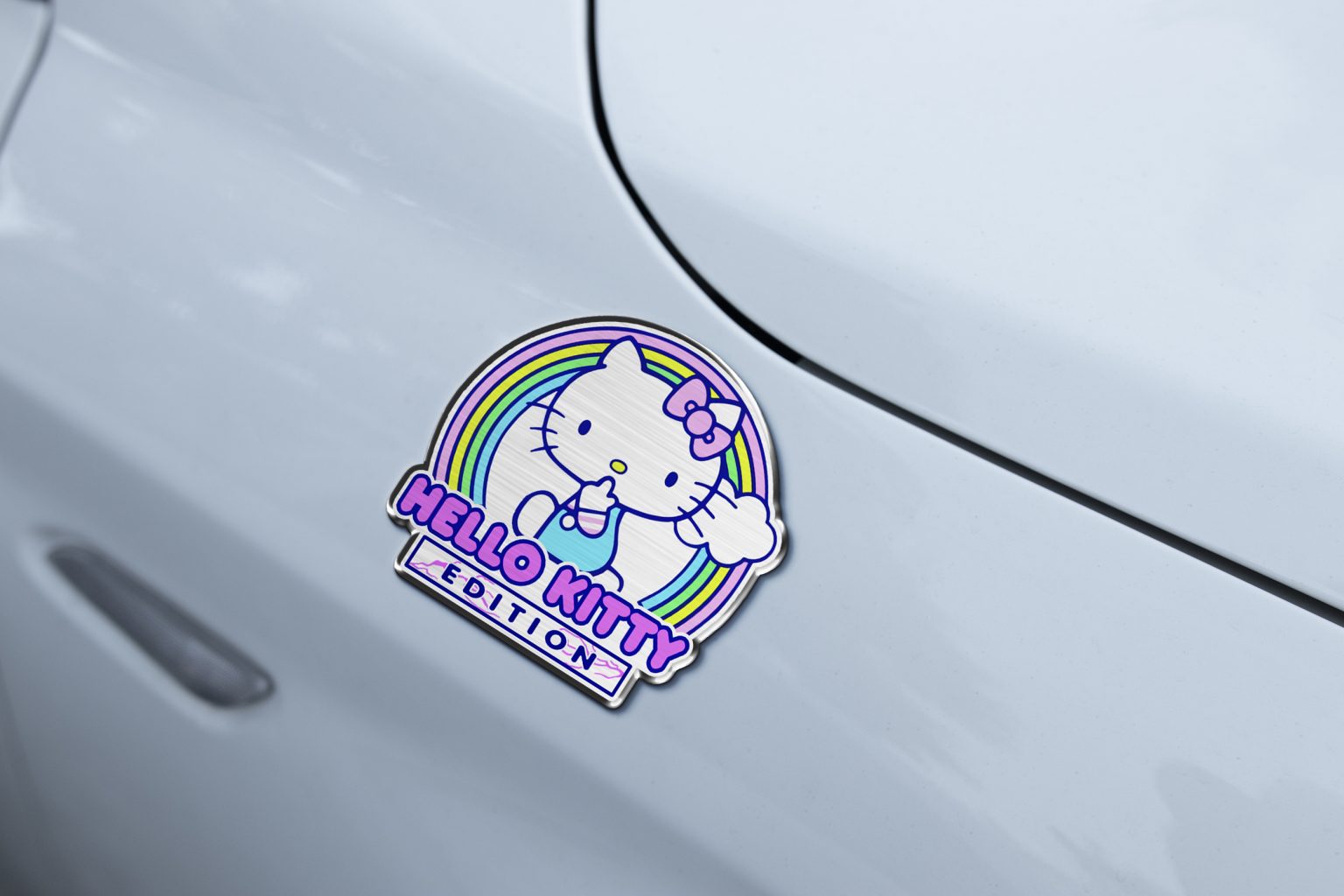 Hello Kitty Edition Laser Engraved Car Name Emblem – BohoPride