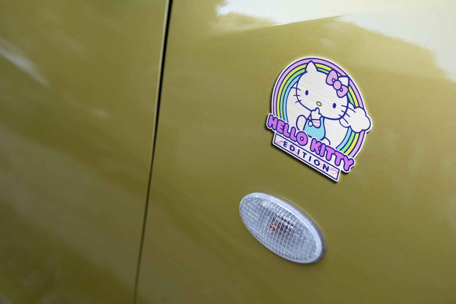 Hello Kitty Edition Laser Engraved Car Name Emblem – BohoPride