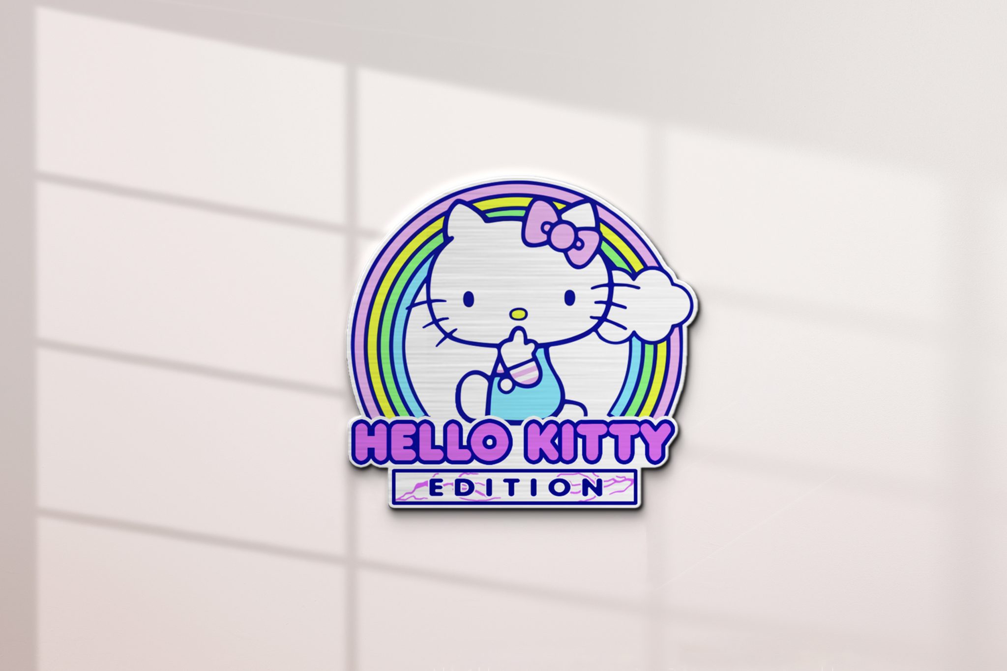 Hello Kitty Edition Laser Engraved Car Name Emblem – BohoPride