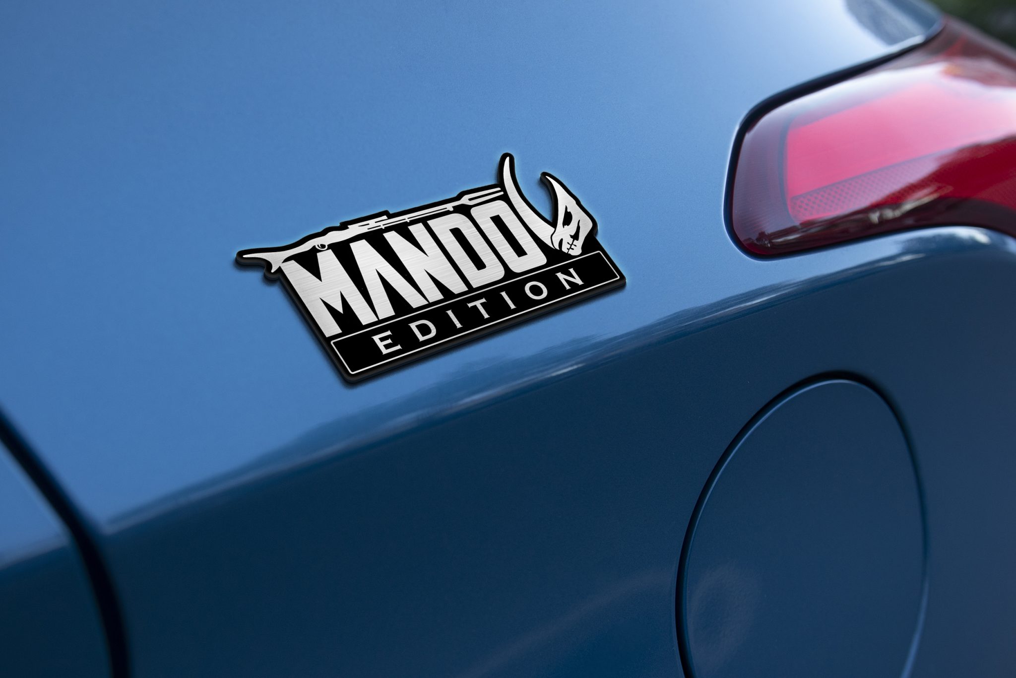 Mando Laser Engraved Car Emblem Version 1 – BohoPride