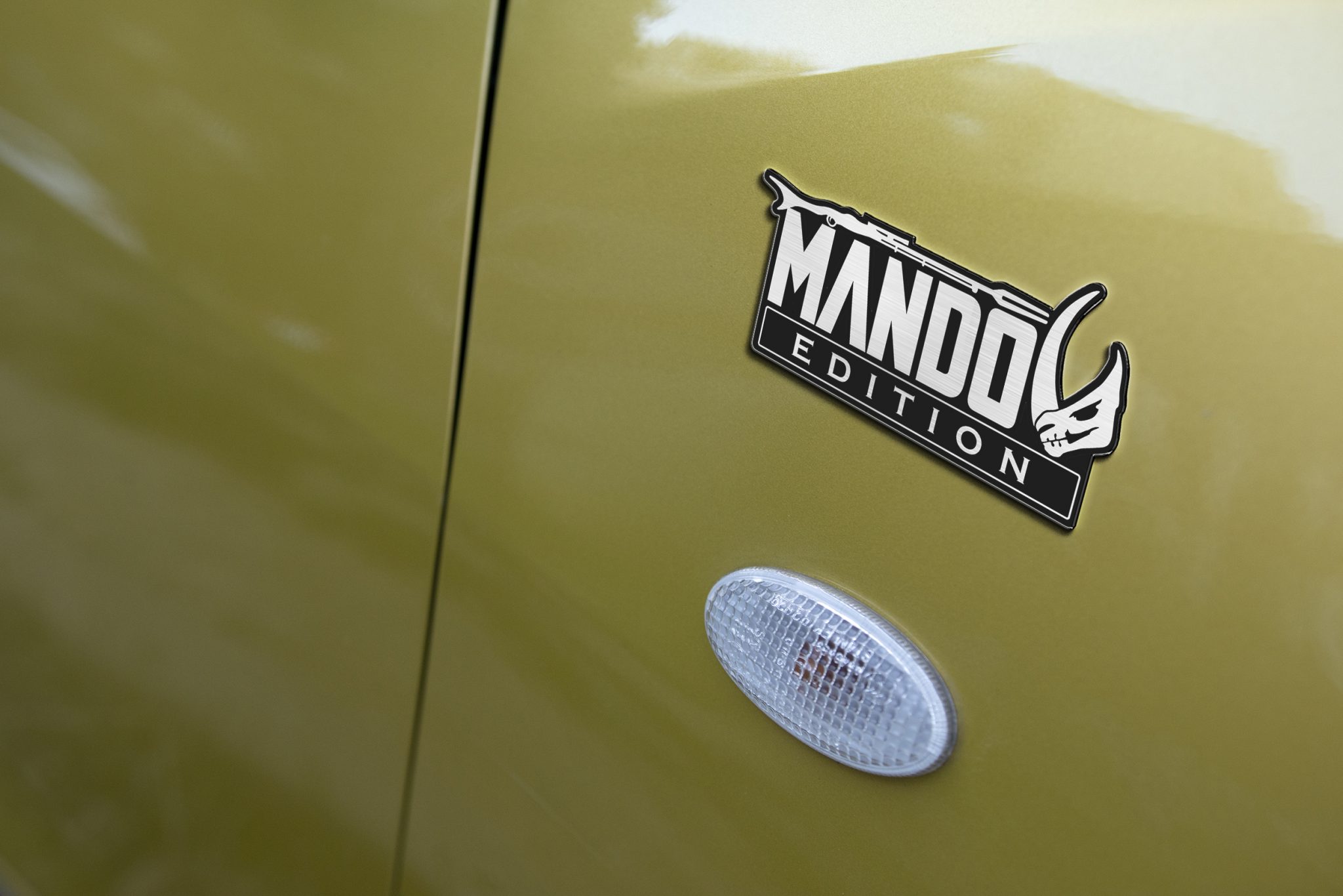Mando Laser Engraved Car Emblem Version 1 – BohoPride