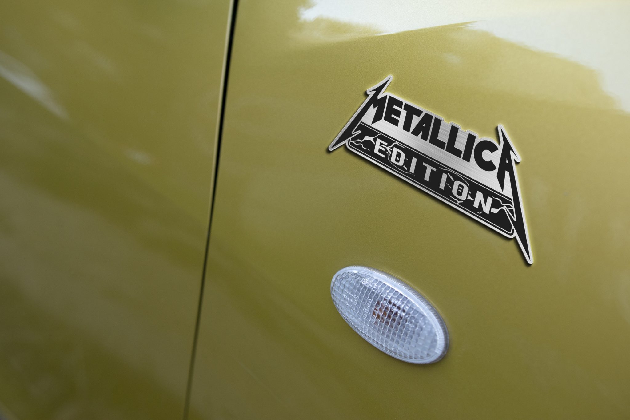 Metallica Edition Laser Engraved Car Name Emblem Version 2 – BohoPride