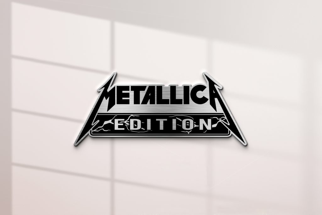 Metallica Edition Car Name Emblem Version 2 – BohoPride