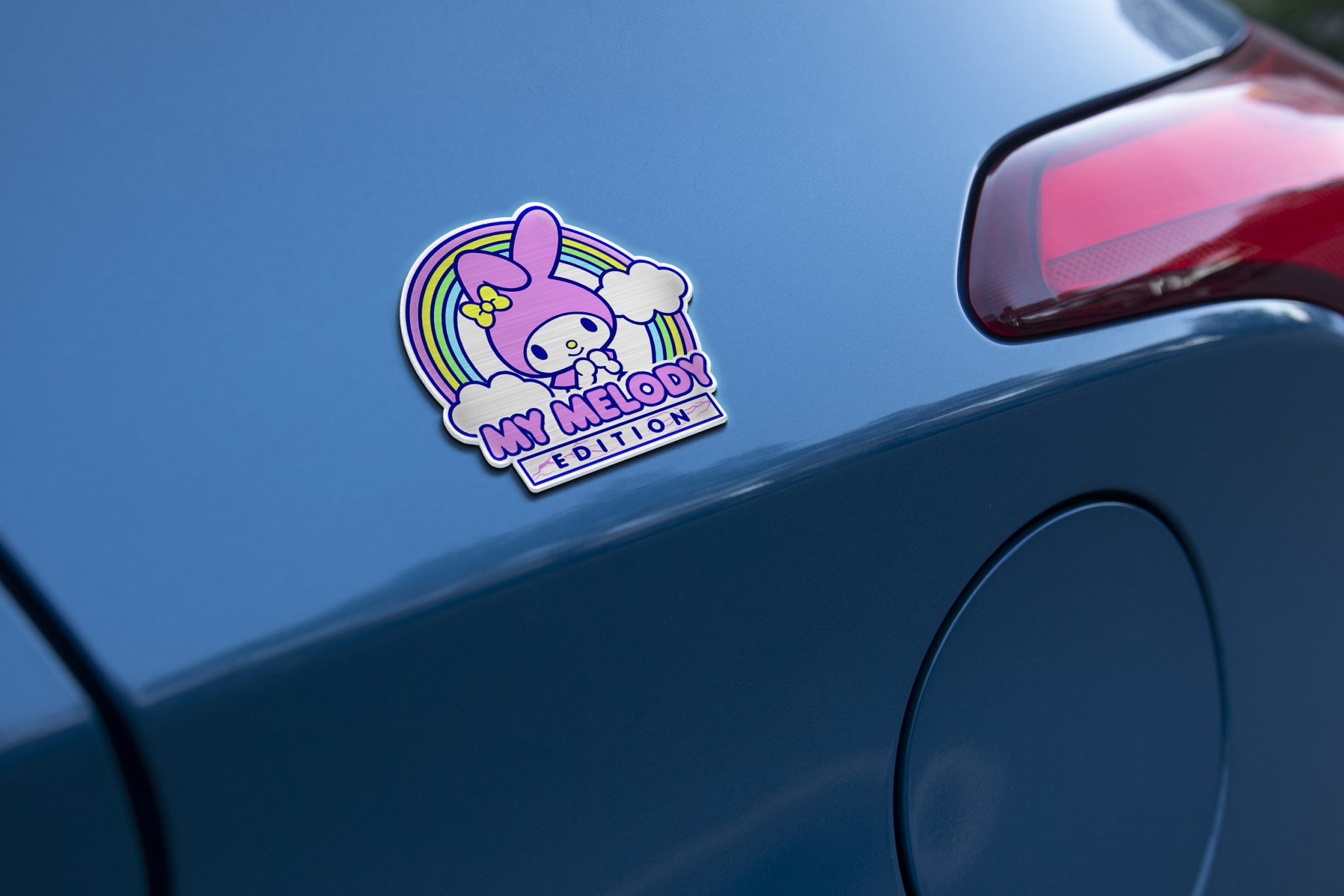 My Melody Edition Laser Engraved Car Name Emblem – BohoPride