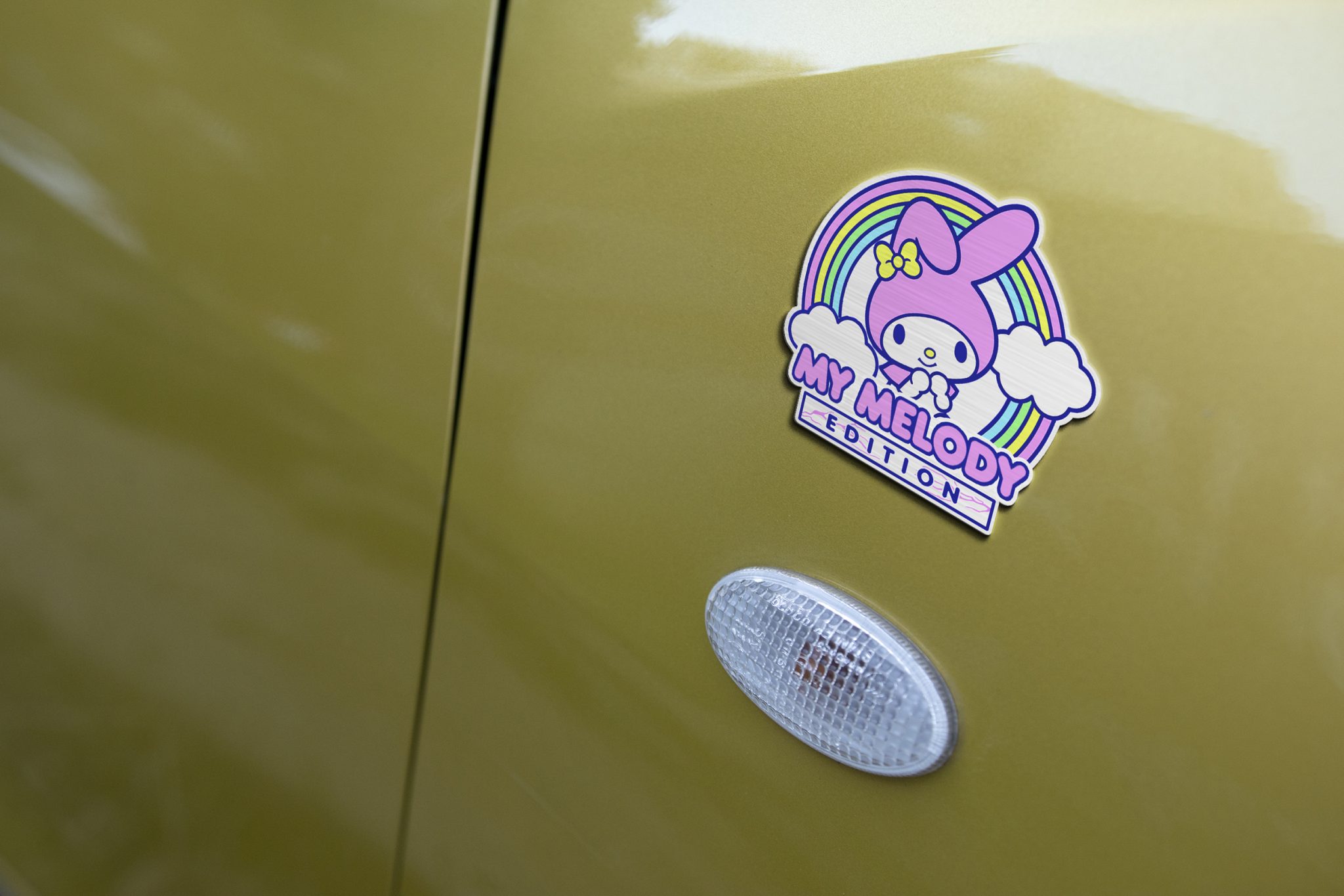 My Melody Edition Laser Engraved Car Name Emblem – BohoPride