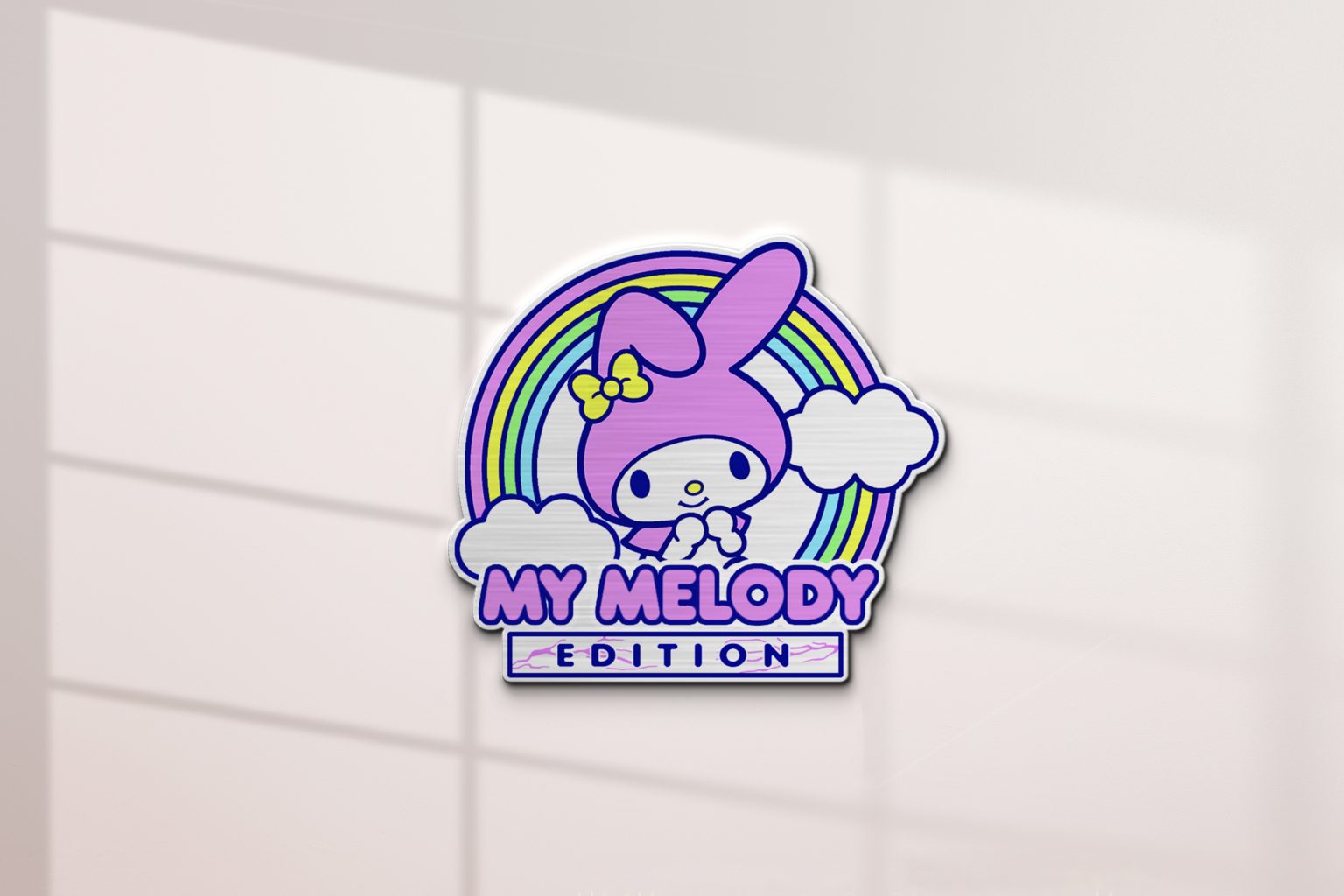 My Melody Edition Laser Engraved Car Name Emblem – BohoPride