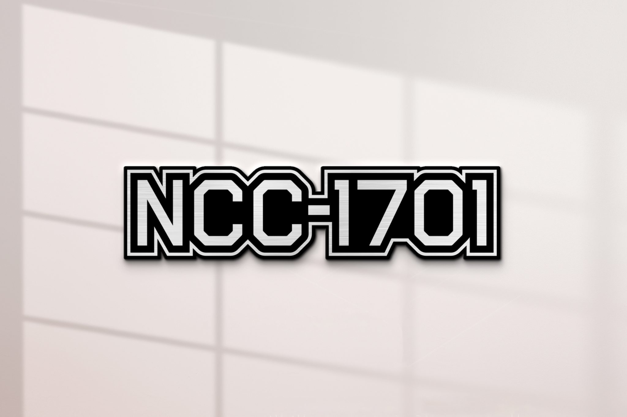 Star Trek NCC-1701 Laser Engraved Car Emblem – BohoPride