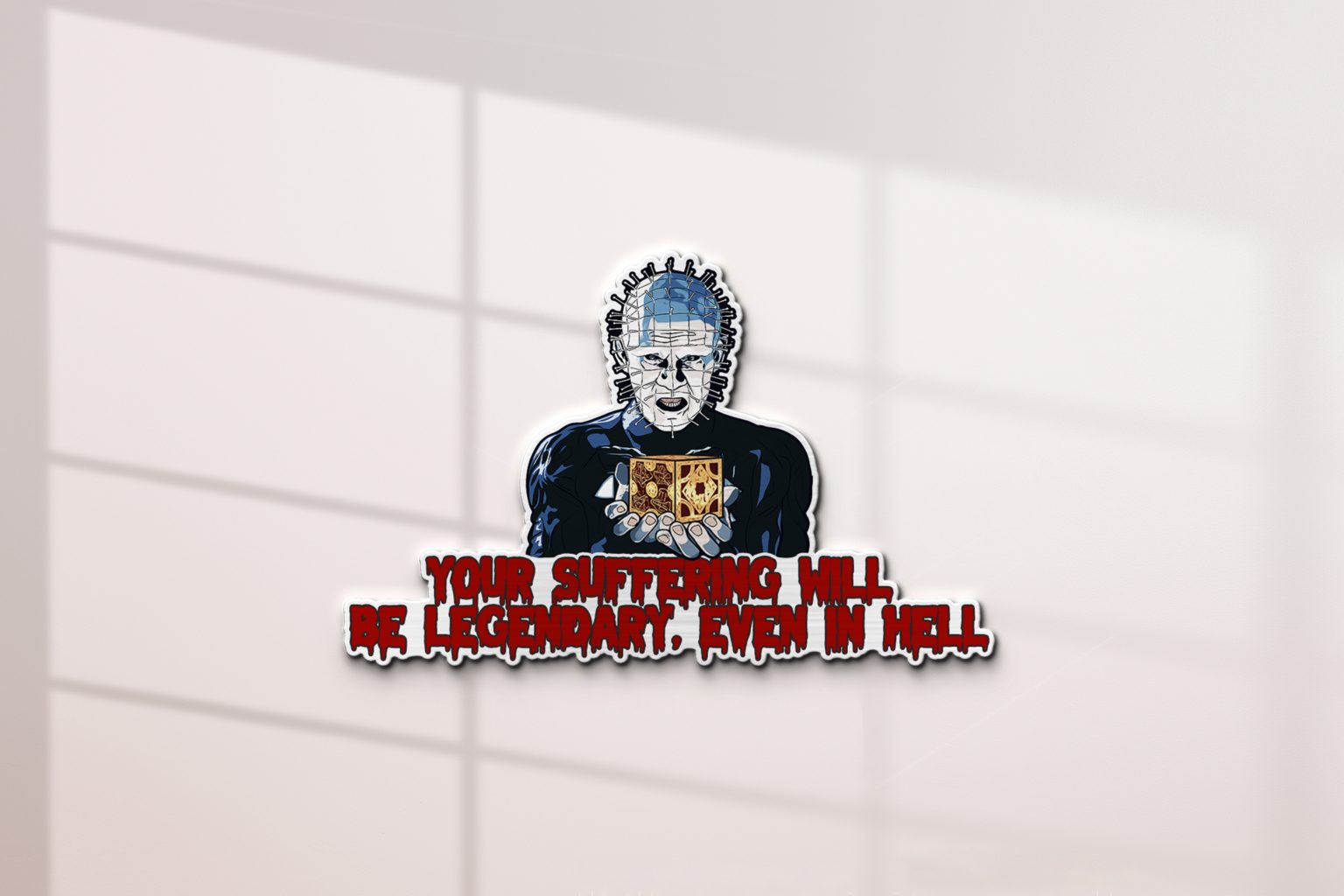 Pinhead Signature and Iconic Quote Edition Laser Engraved Car Emblem ...