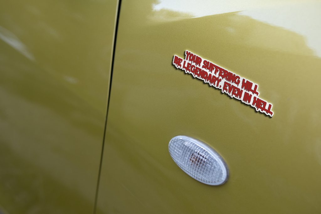 Pinhead Iconic Quote Edition Laser Engraved Car Emblem – BohoPride