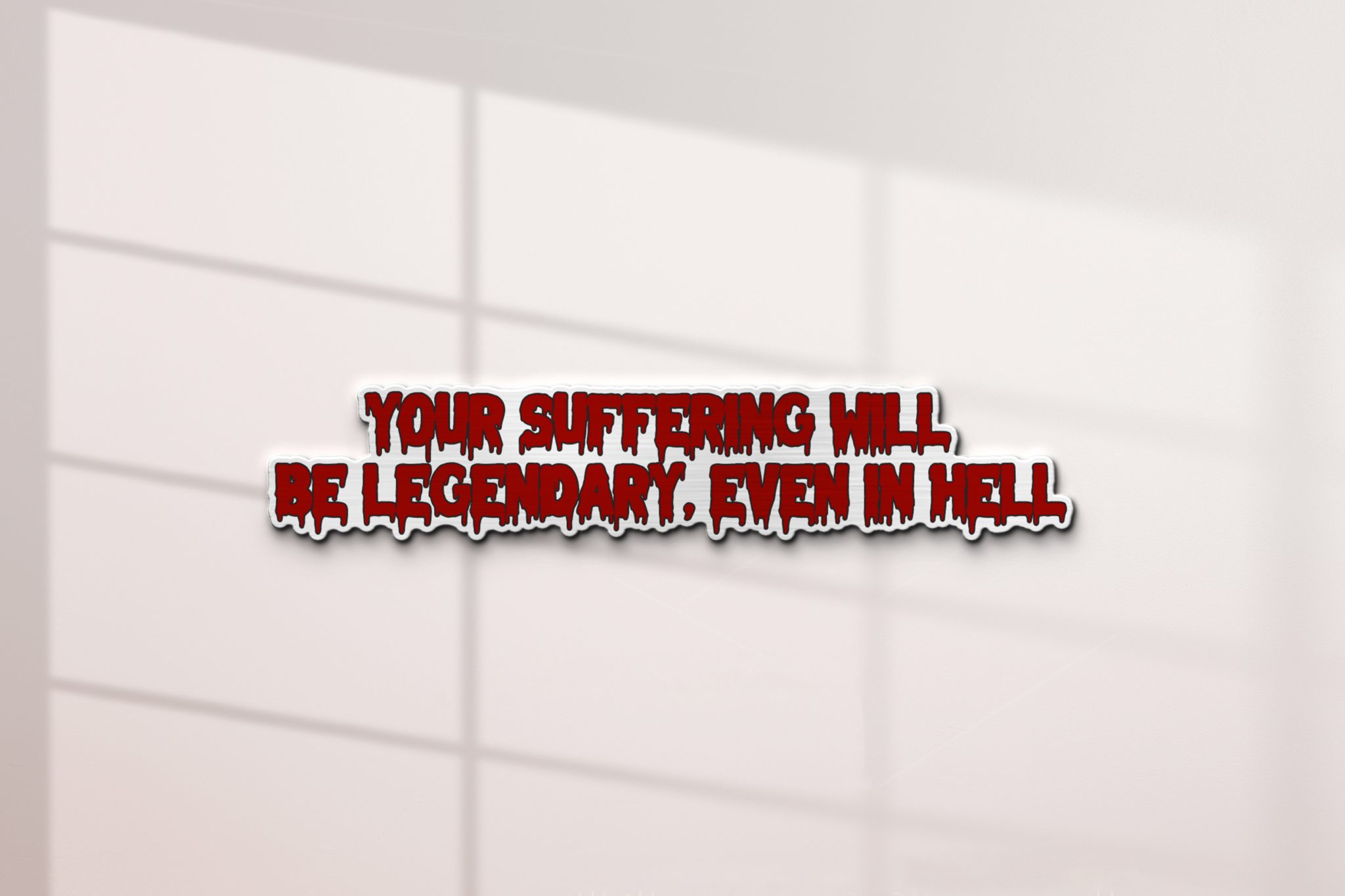 Pinhead Iconic Quote Edition Laser Engraved Car Emblem – BohoPride