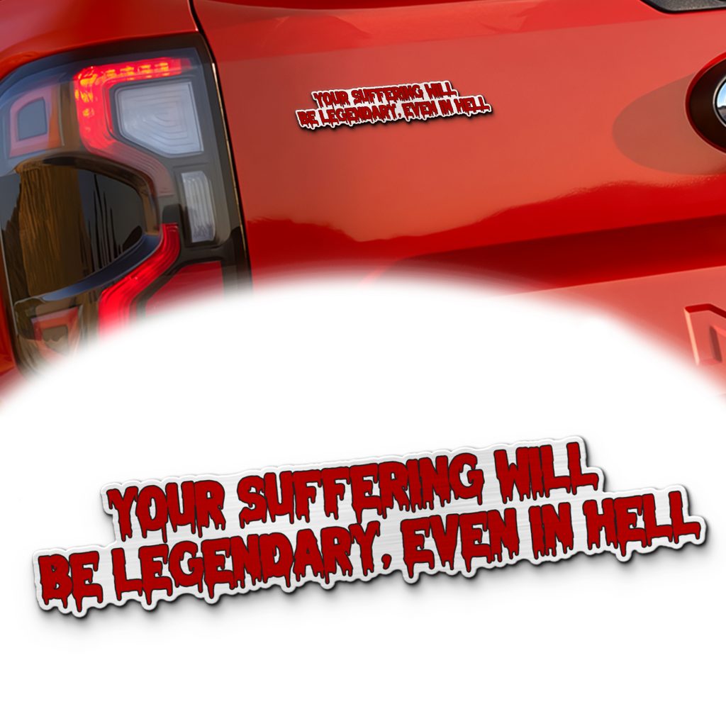 Pinhead Iconic Quote Edition Laser Engraved Car Emblem – BohoPride