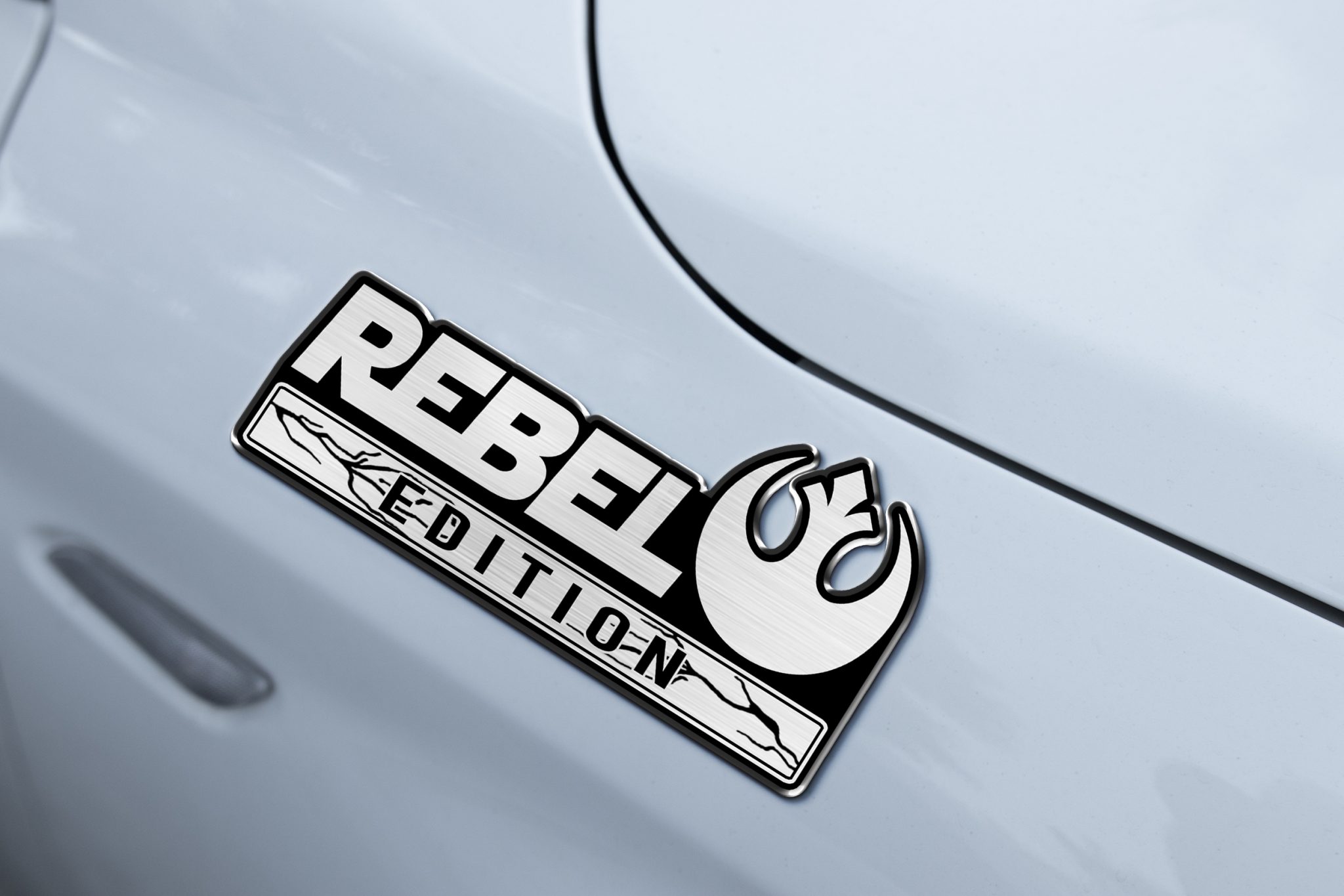 Rebel Laser Engraved Car Emblem – BohoPride