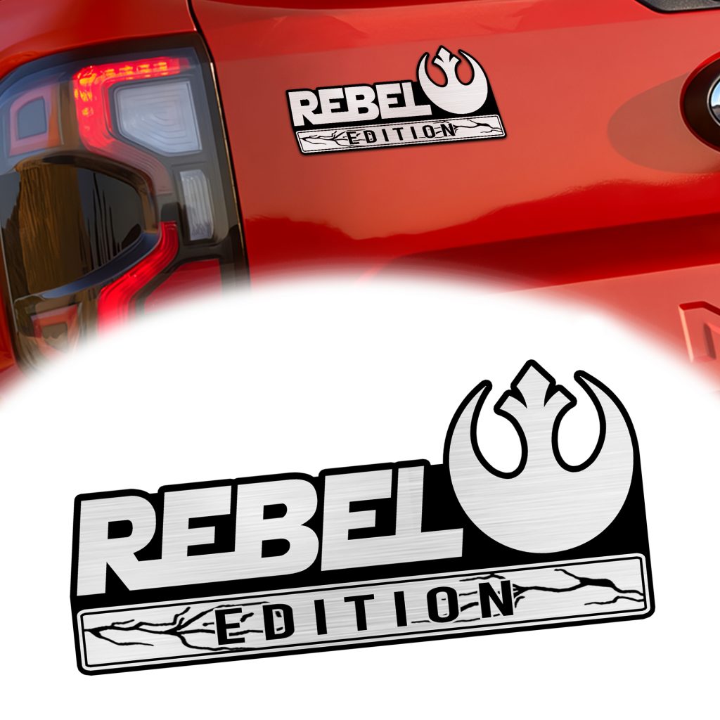 Rebel Laser Engraved Car Emblem – BohoPride