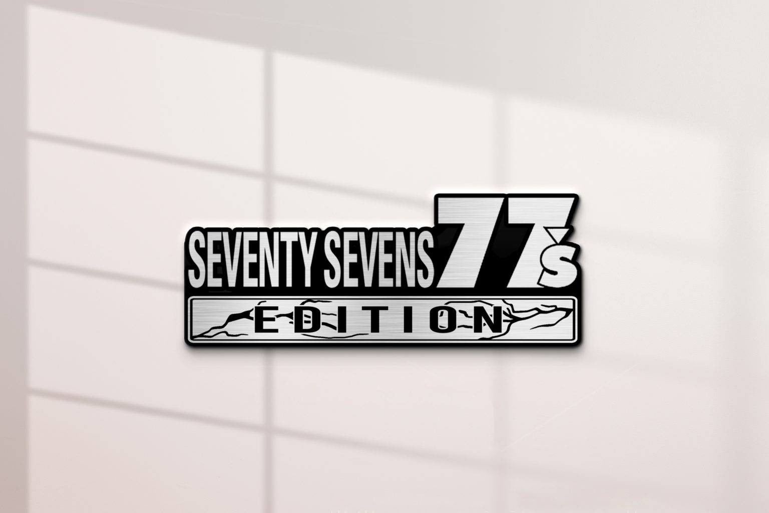 Seventy Seven Edition Laser Engraved Car Name Emblem – BohoPride