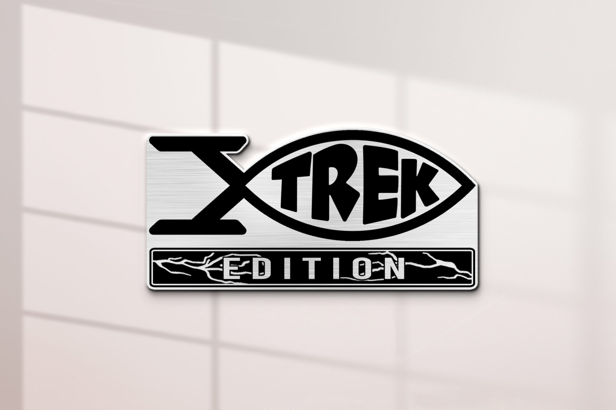 Star Trek Fish Laser Engraved Car Emblem – BohoPride