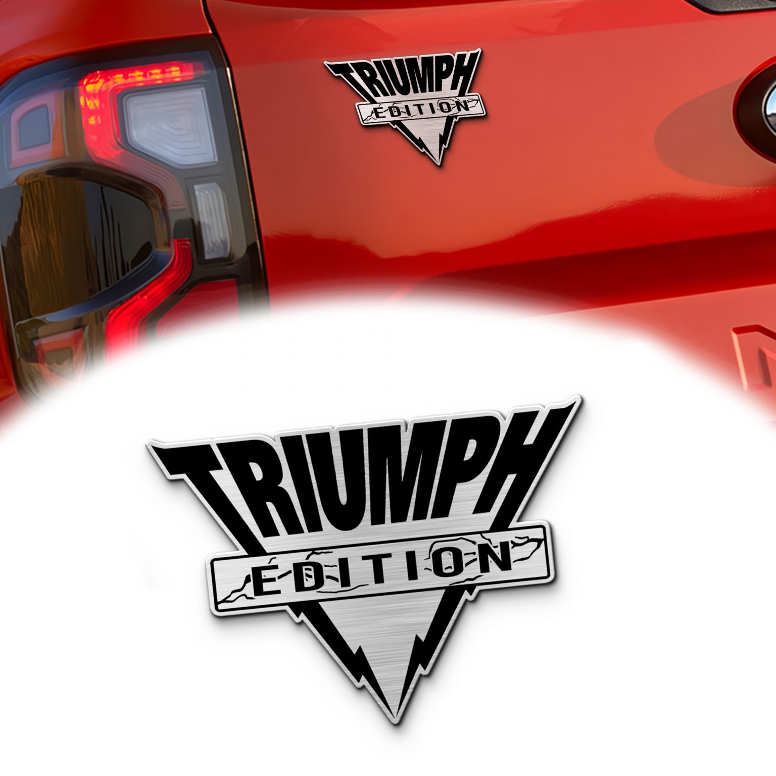 Triumph Edition Laser Engraved Car Emblem Version 2 – BohoPride