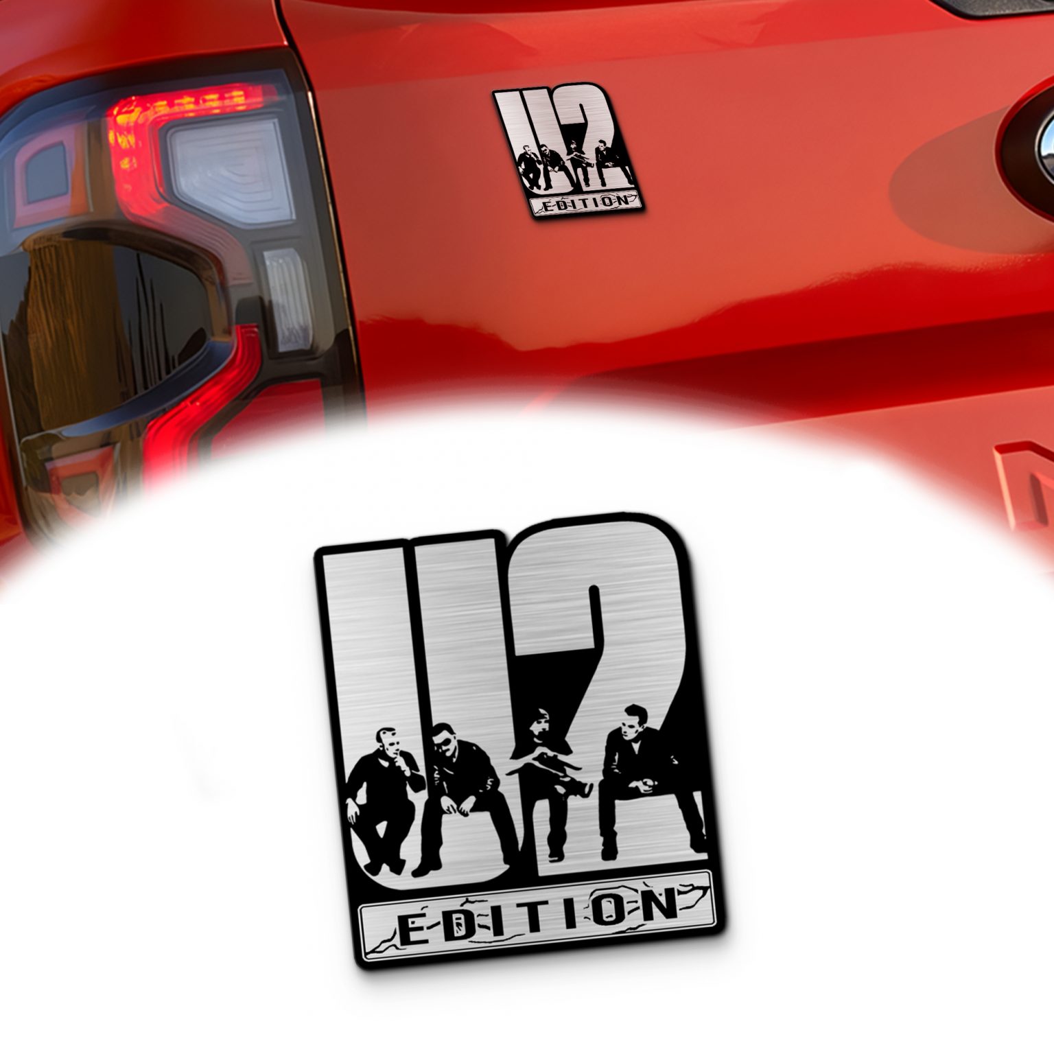 U2 Edition Laser Engraved Car Emblem Version 1 – BohoPride