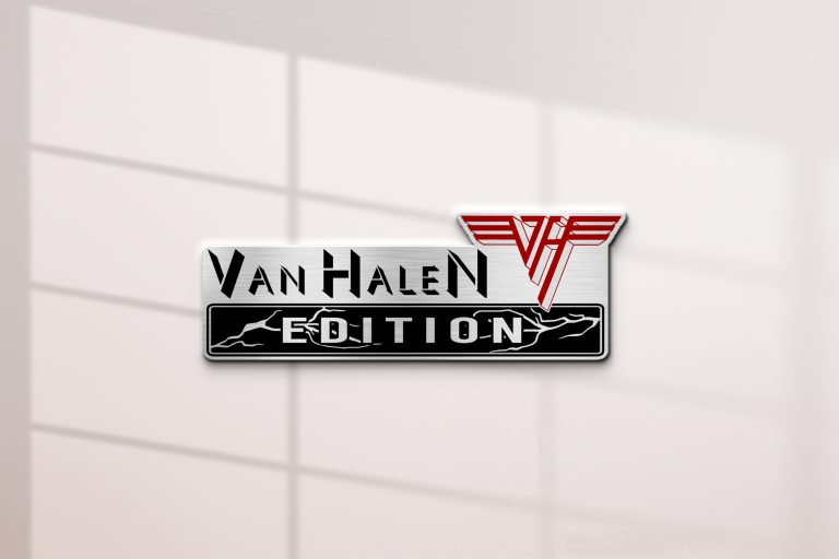 Van Halen Edition Laser Engraved Car Name Emblem Version 4 – BohoPride