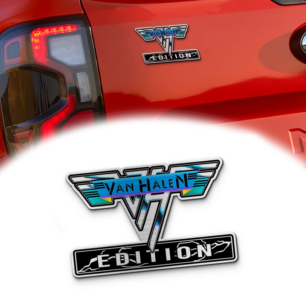 Van Halen Edition Laser Engraved Car Name Emblem Version 5 – BohoPride