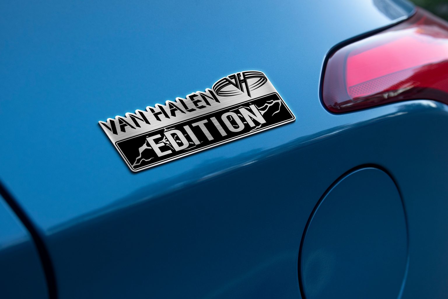 Van Halen Edition Laser Engraved Car Name Emblem Version 2 – BohoPride