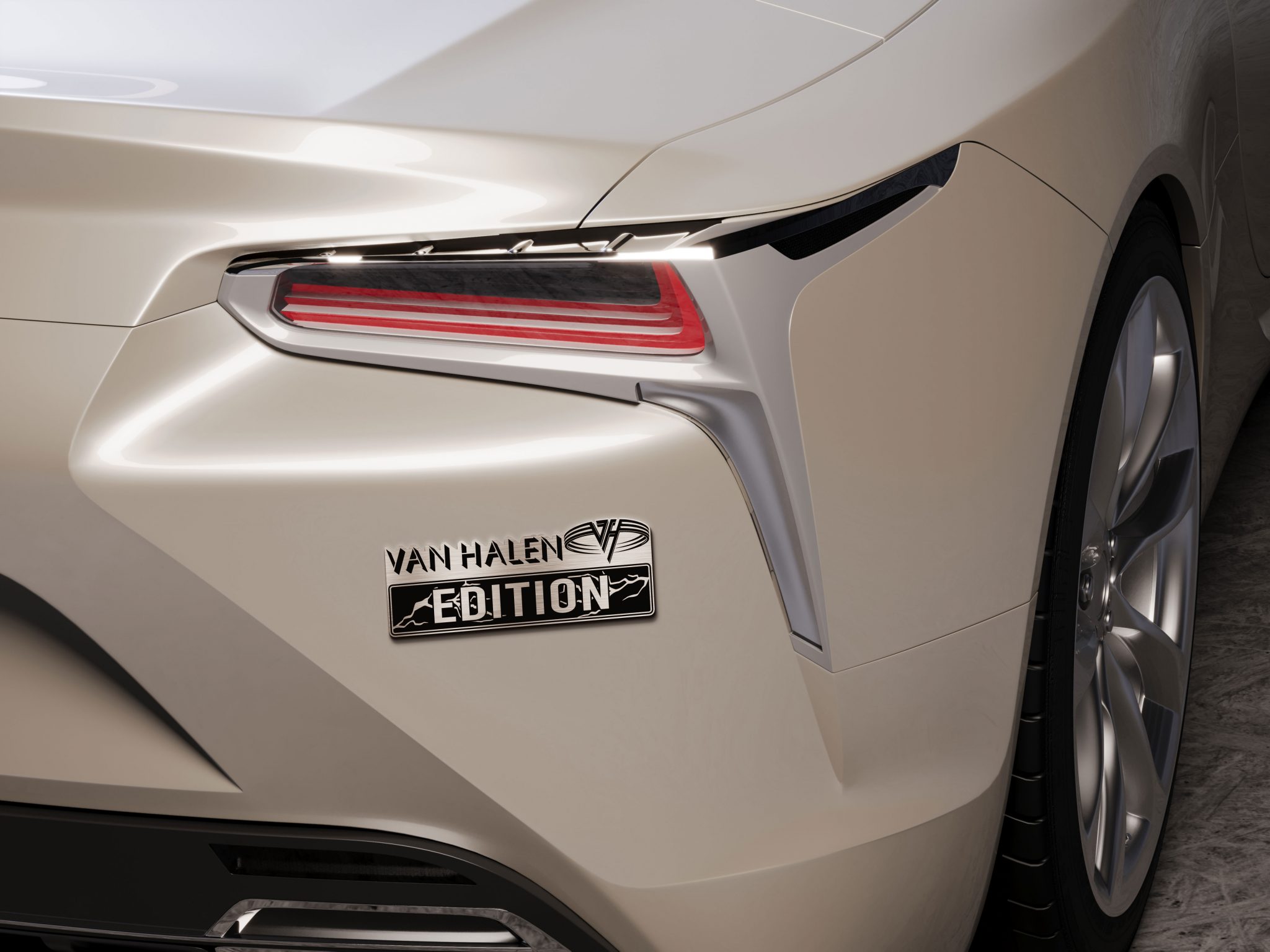 Van Halen Edition Laser Engraved Car Name Emblem Version 2 – BohoPride