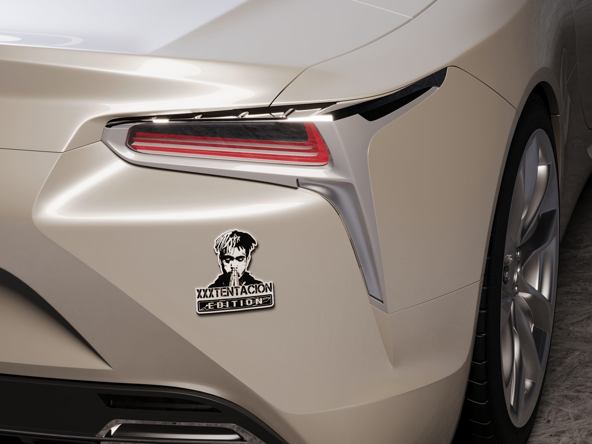 XXXTentacion Edition Laser Engraved Car Emblem – BohoPride