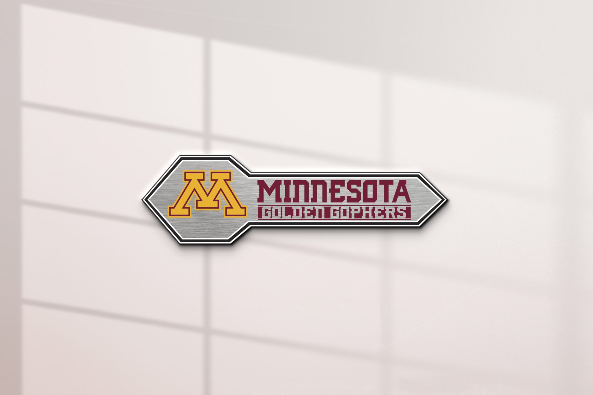 Minnesota Golden Gophers Edition Acrylic Car Name Emblem – BohoPride