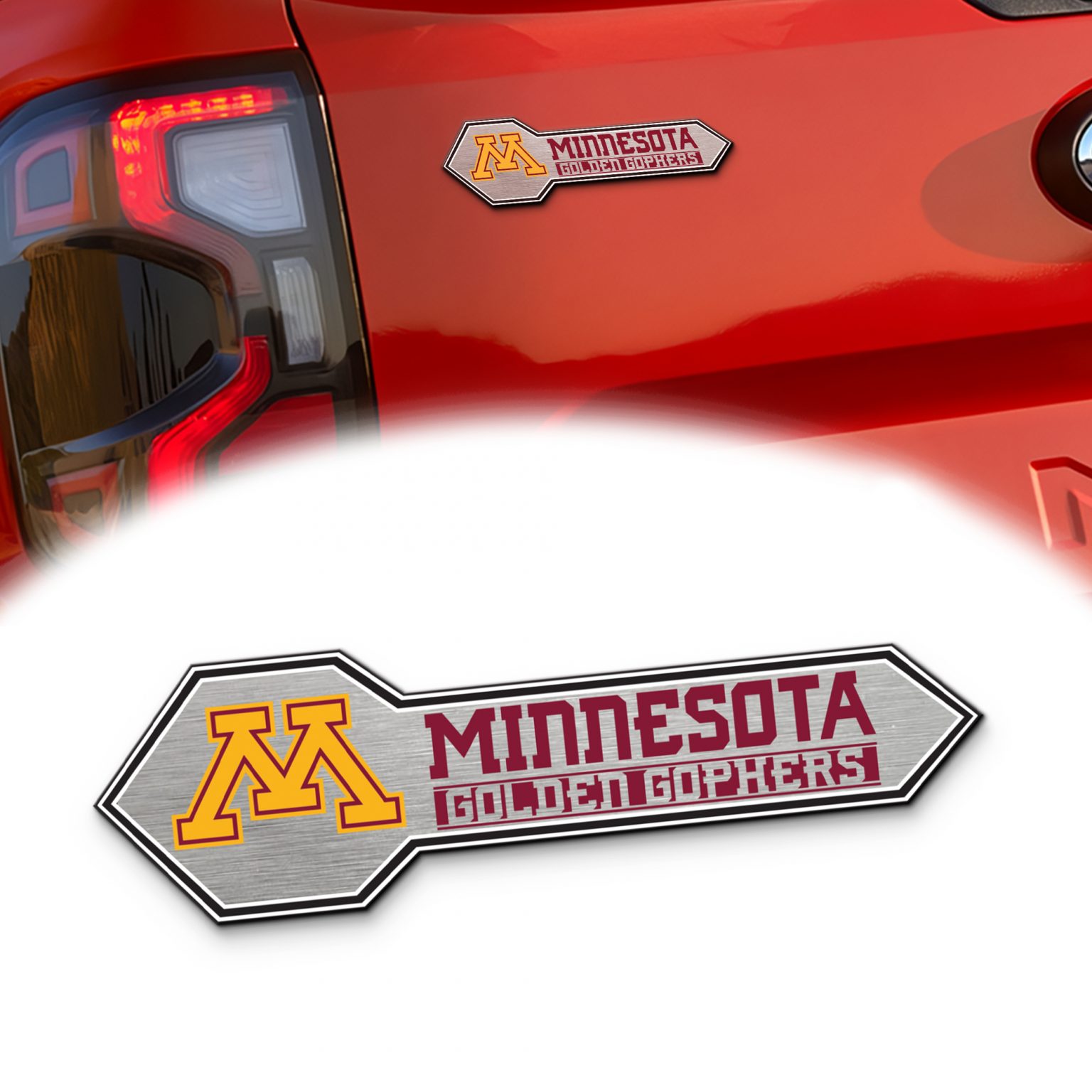 Minnesota Golden Gophers Edition Acrylic Car Name Emblem – BohoPride
