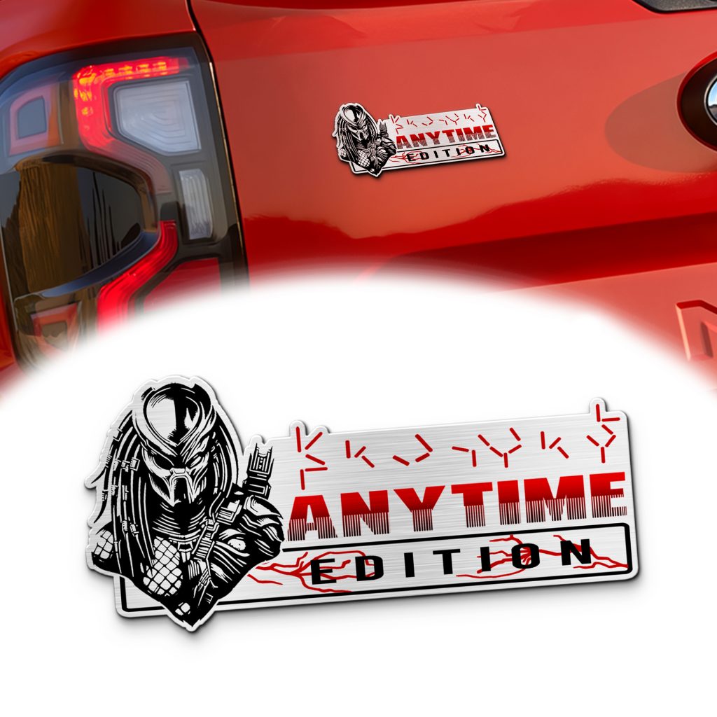 Predator Helmet Head Edition Laser Engraved Car Emblem Version 2 ...