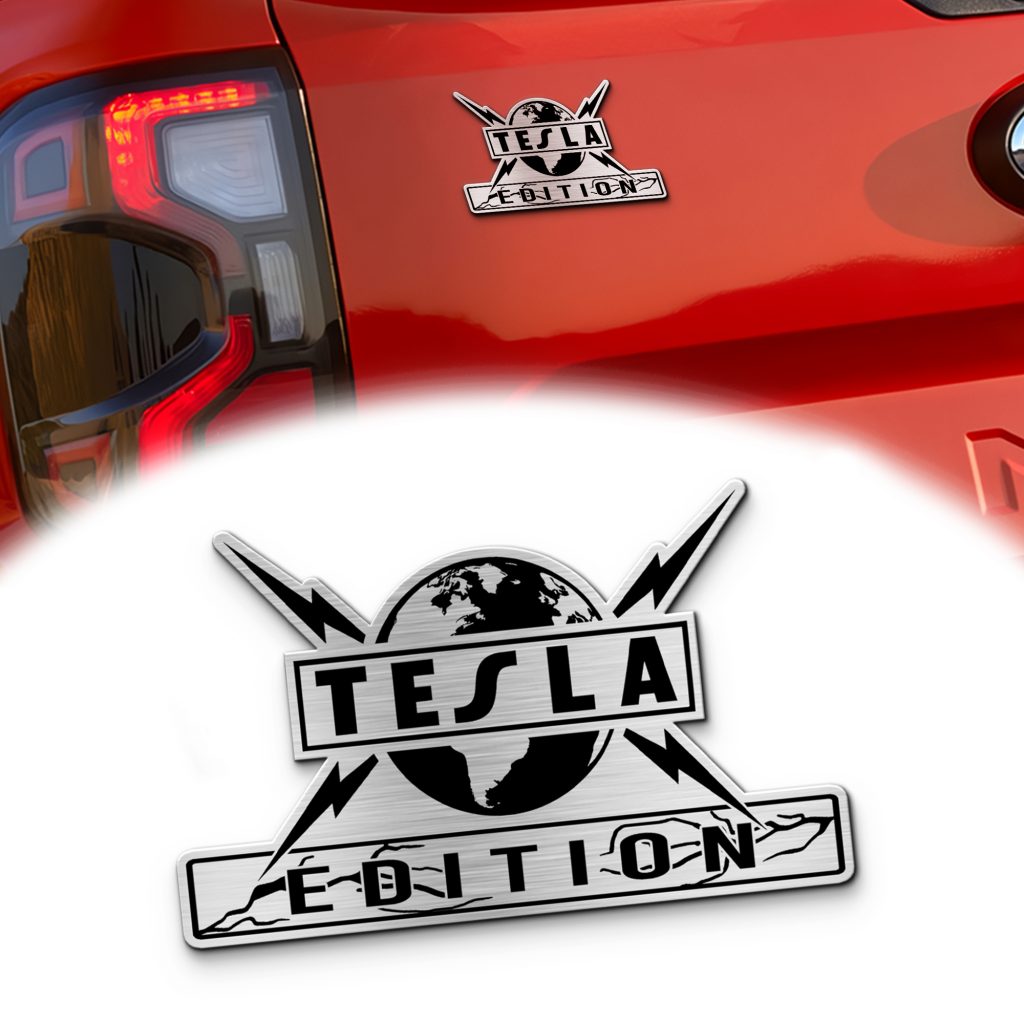 Tesla Edition Car Emblem – BohoPride