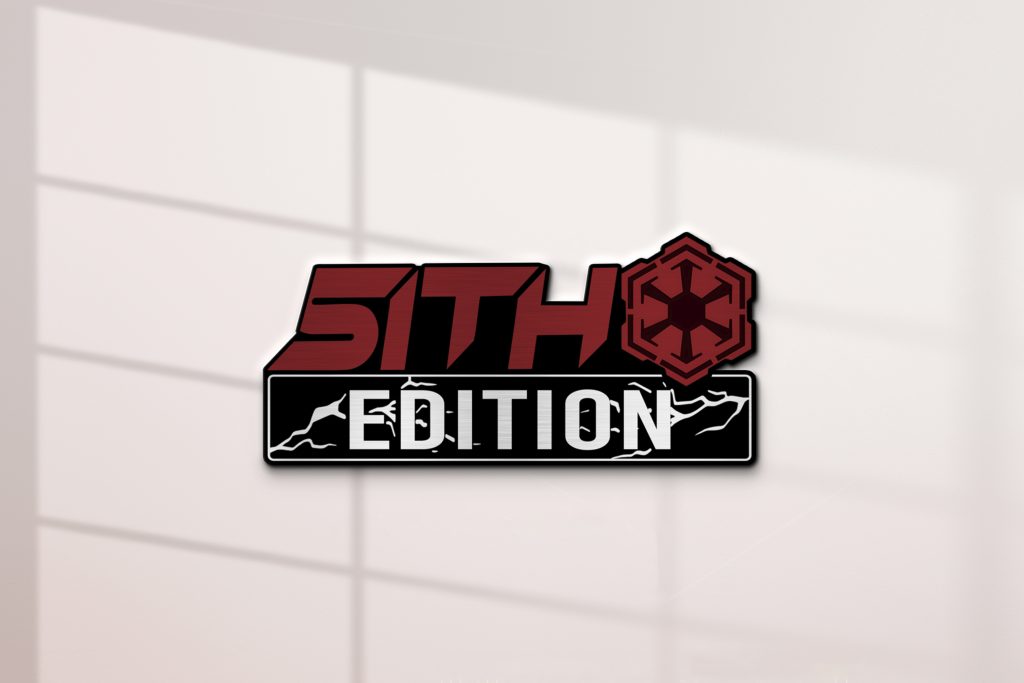 Sith Edition Edition Acrylic Car Emblem – BohoPride