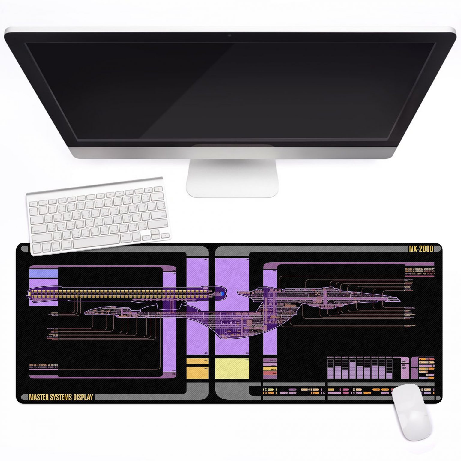 Excelsior Class NX-2000 LCARS LED Desk Mat – BohoPride