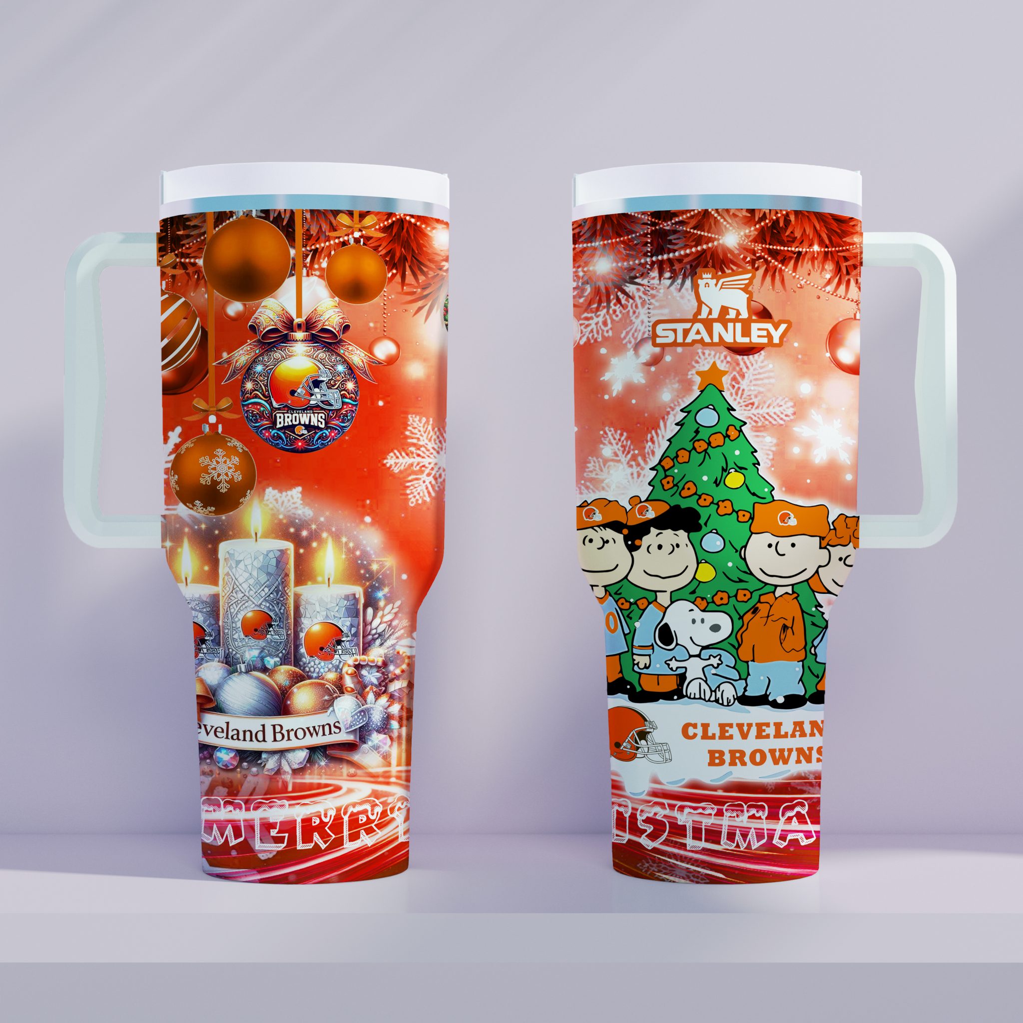 Cleveland Browns x Snoopy Christmas Stanley Tumbler 2025 – Limited ...