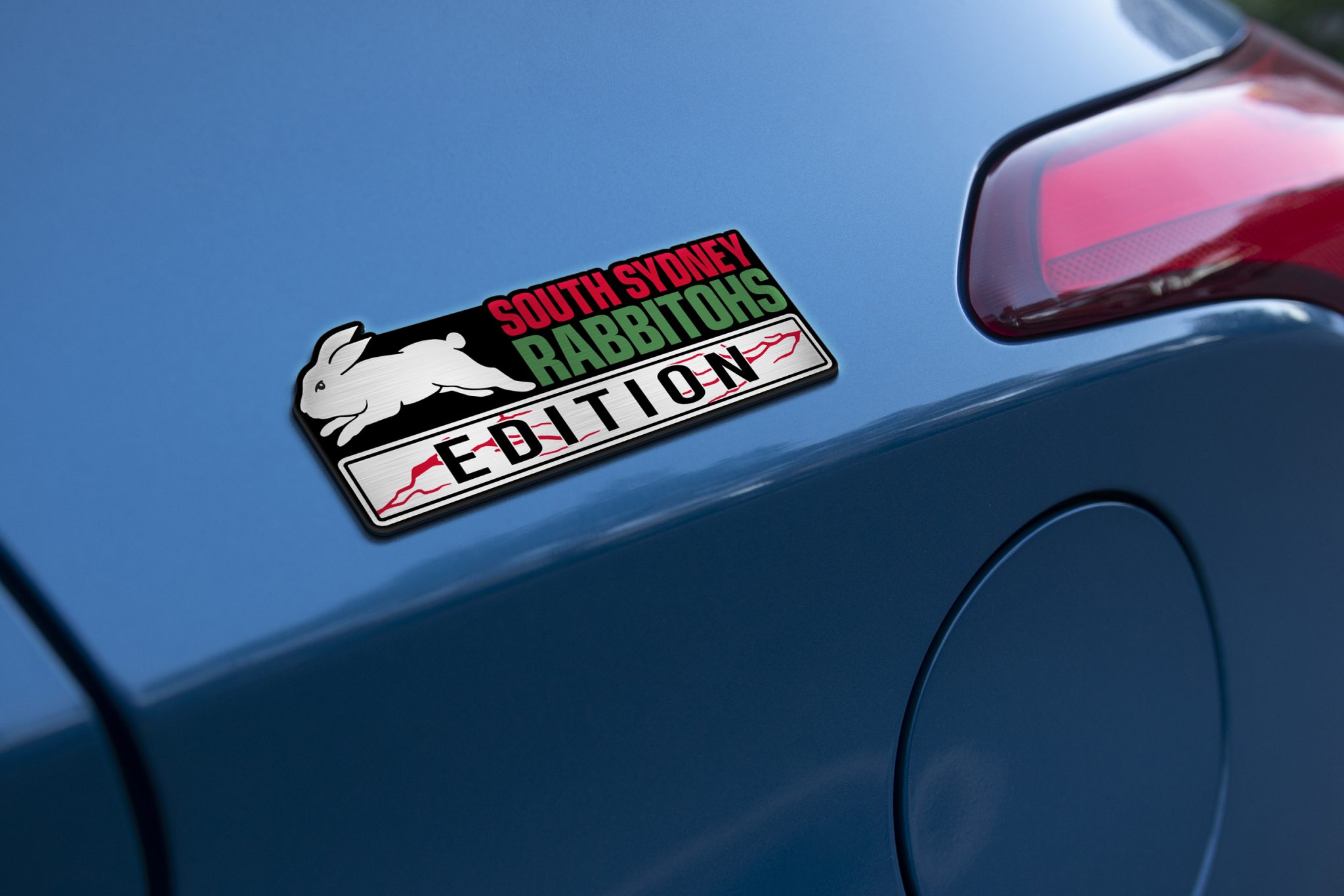 South Sydney Rabbitohs Edition Car Emblem – BohoPride