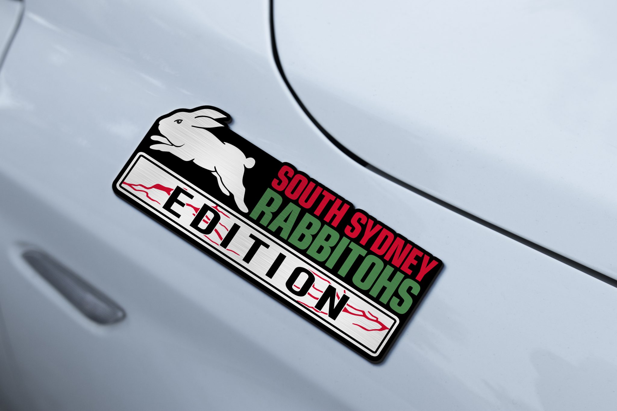 South Sydney Rabbitohs Edition Car Emblem – BohoPride