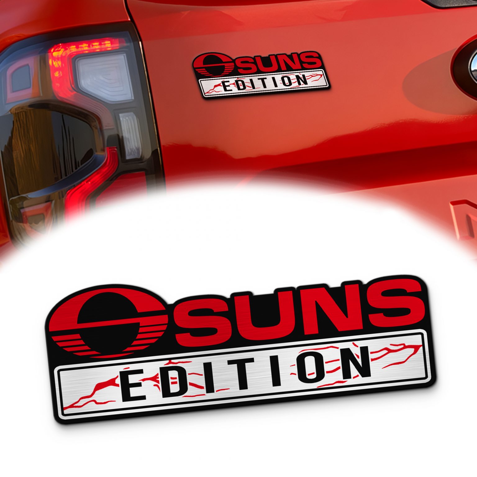 Gold Coast Suns Edition Car Emblem – BohoPride