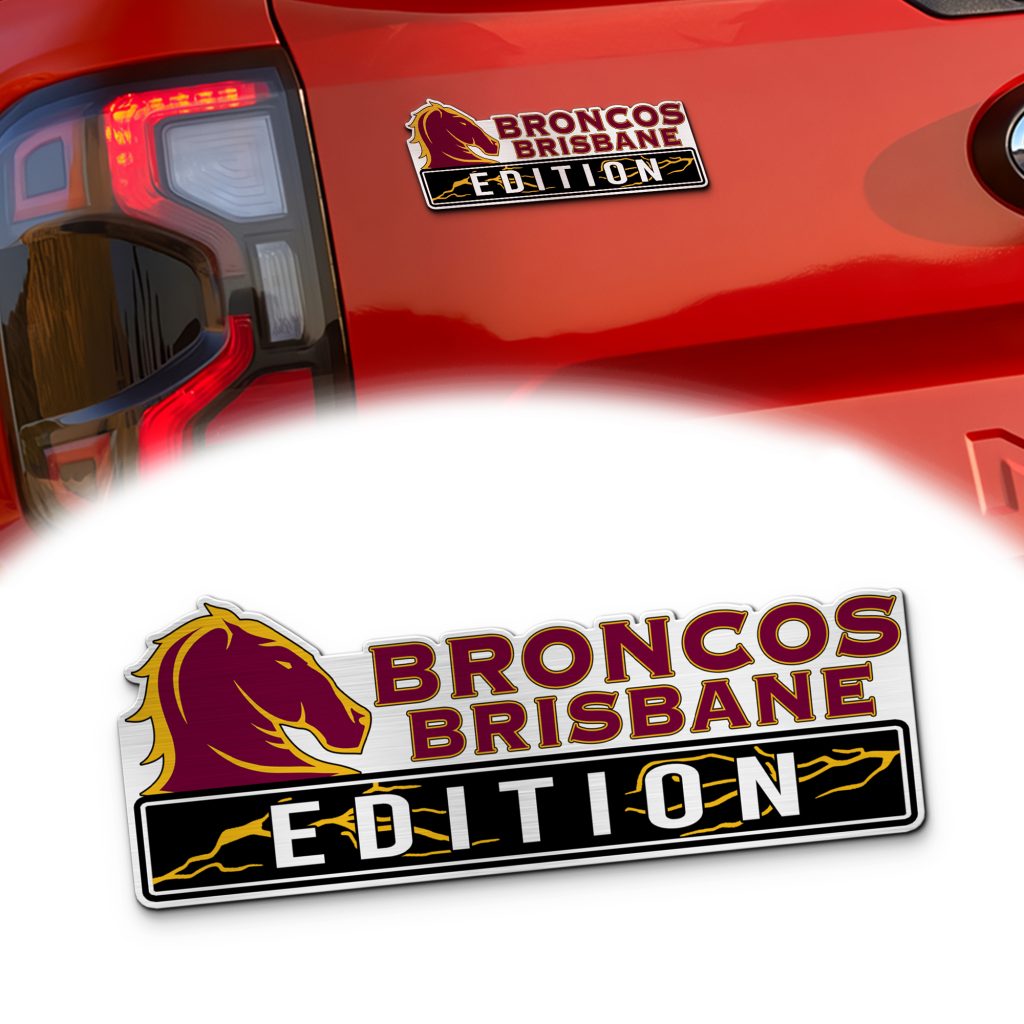Brisbane Broncos Edition Car Emblem – BohoPride