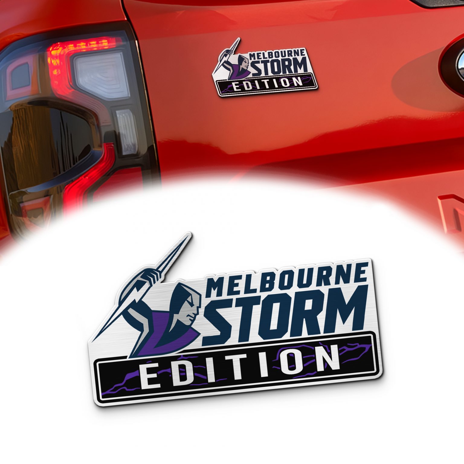 Melbourne Storm Edition Car Emblem – BohoPride