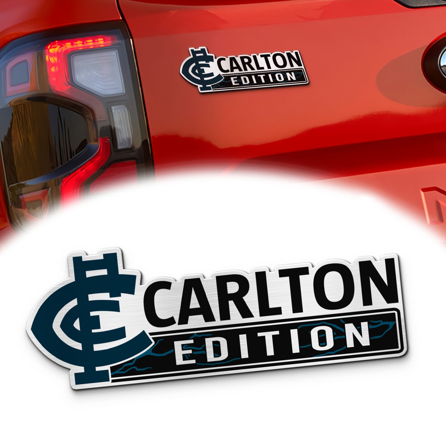 Carlton Blues Edition Car Emblem – BohoPride