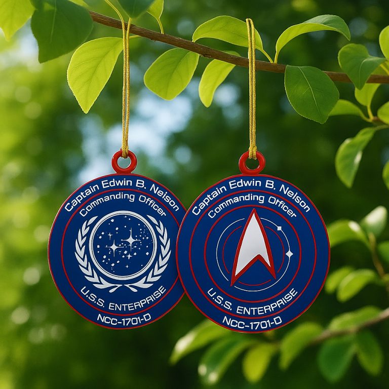 Personalized Starfleet Command Federation Ornament – BohoPride