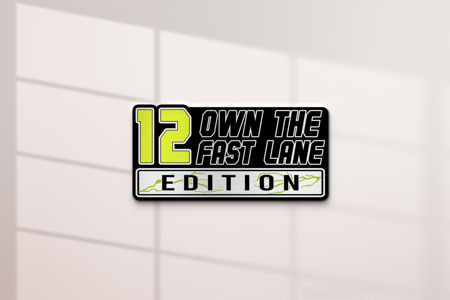 12 Racing Edition Car Emblem – BohoPride