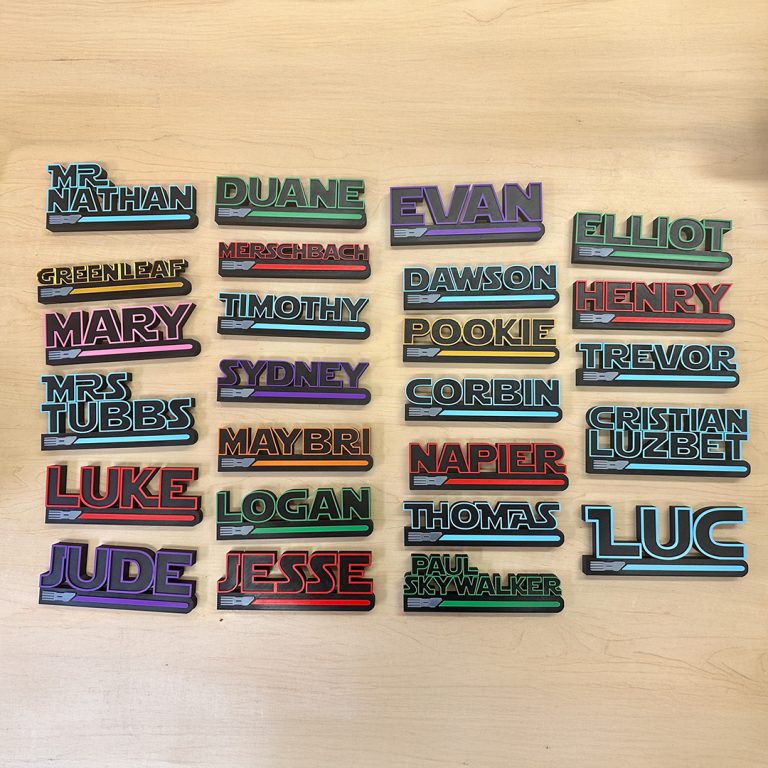 Personalized Star Wars 3D Name Sign – BohoPride
