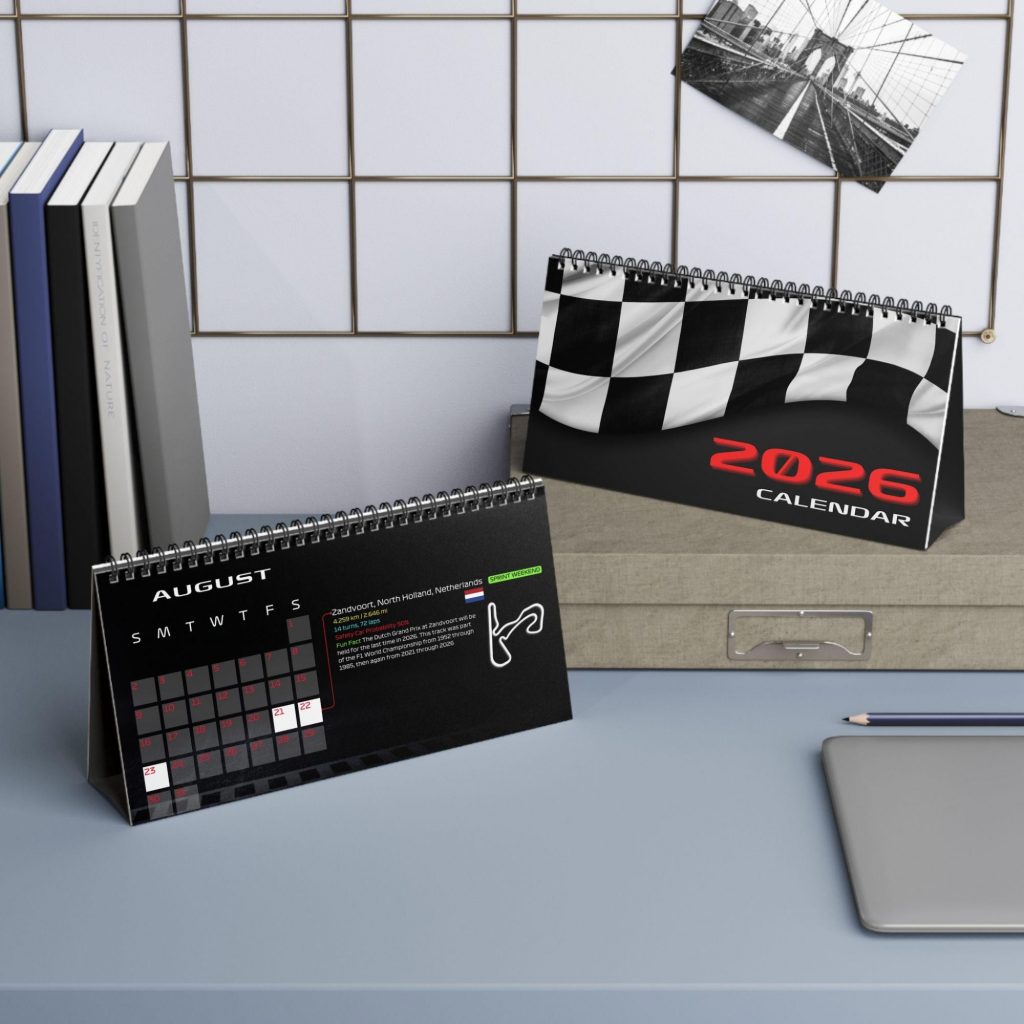 2026 F1 Calendar – Formula 1 Wall Calendar & F1 Schedule – BohoPride