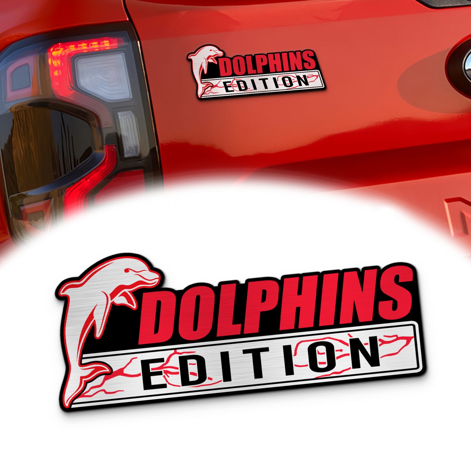 Dolphins Edition Car Emblem – BohoPride