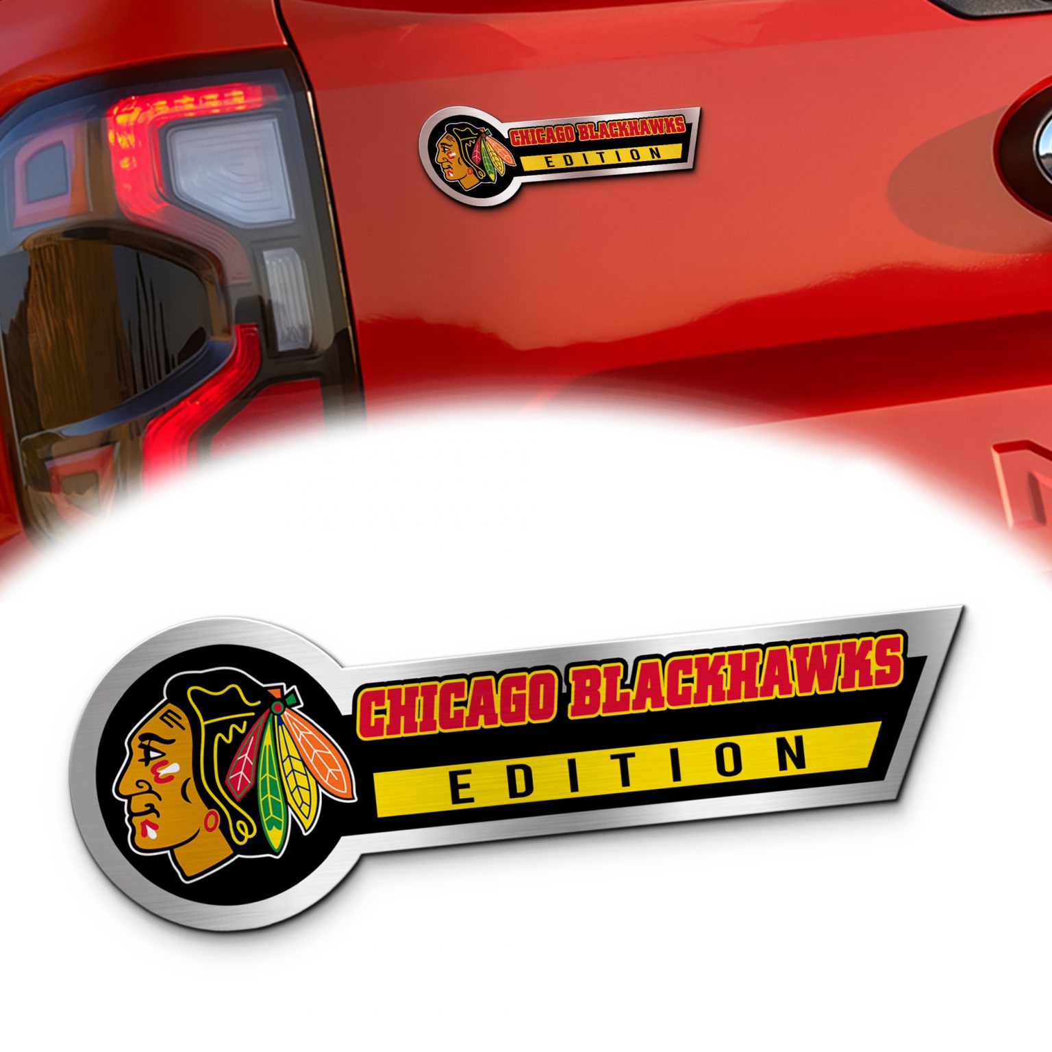 Chicago Blackhawks Edition Car Emblem – BohoPride