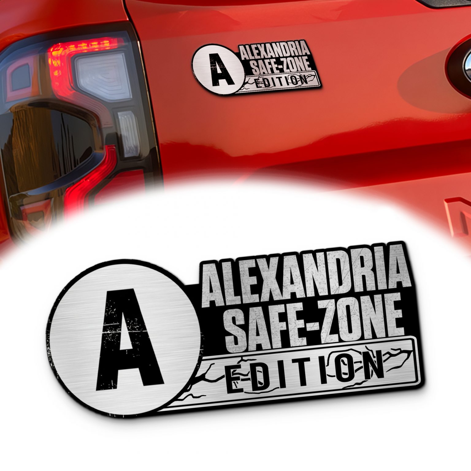 Alexandria Safe-Zone Edition Car Emblem – BohoPride