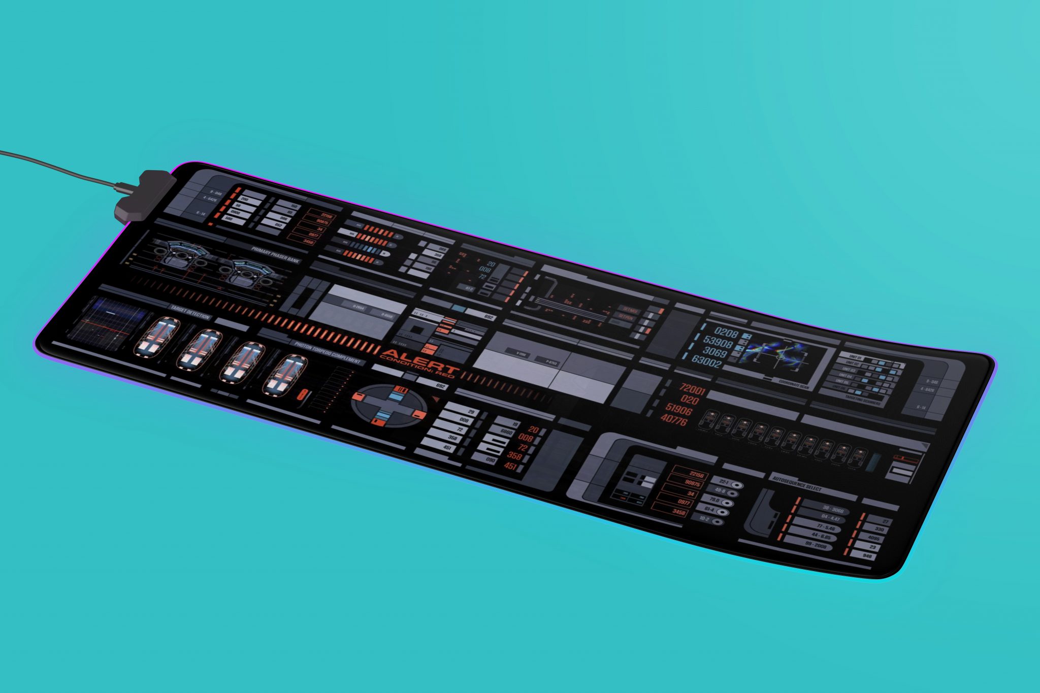 Star Trek U.S.S. Titan LCARS Tactical Desk Mat – BohoPride