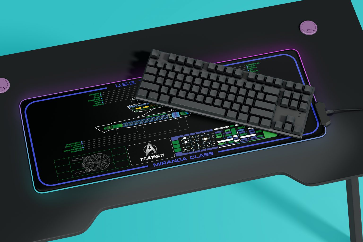 Star Trek – Miranda Class Starship Desk Mat – BohoPride